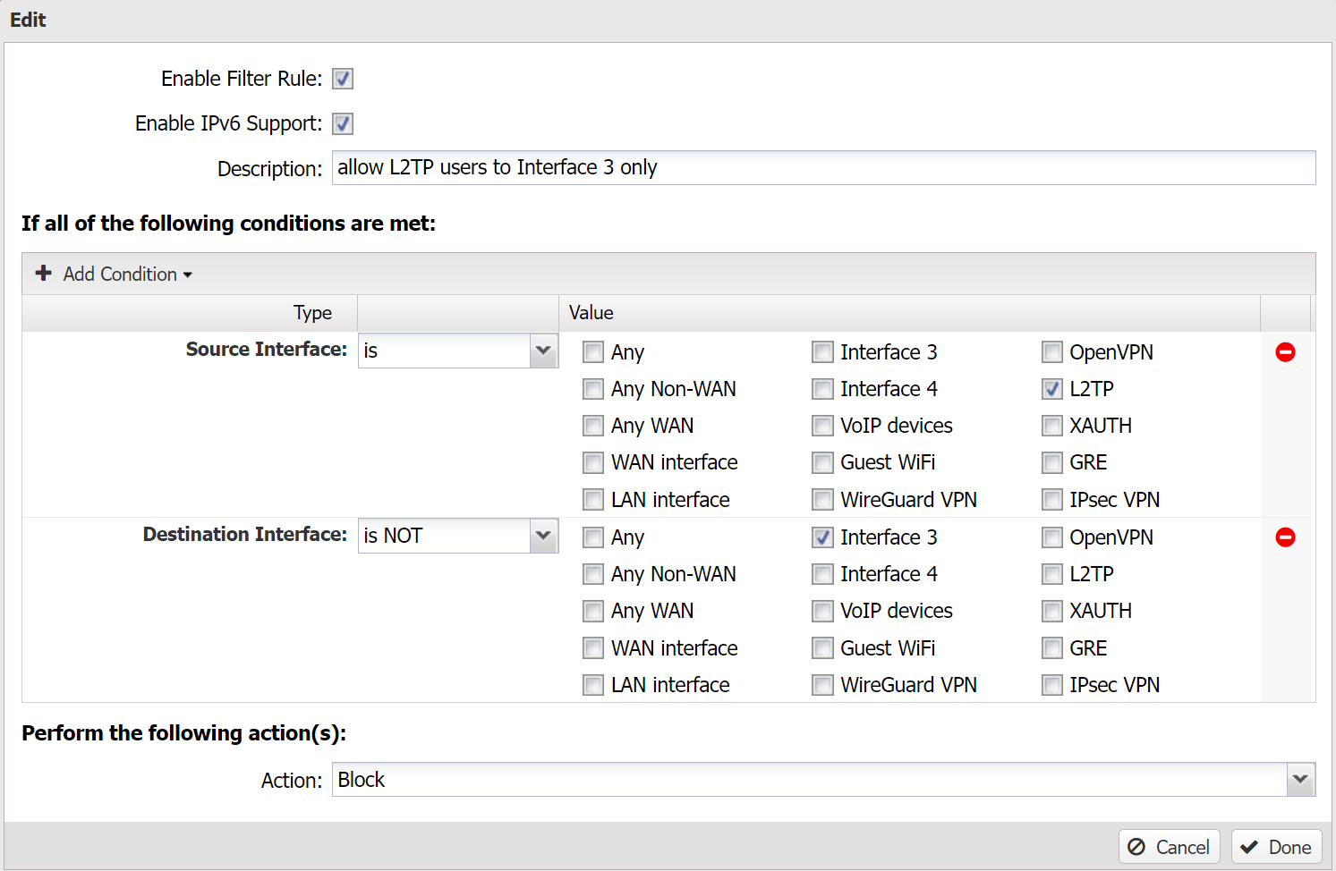 How Can I Restrict Vpn Users To A Single Server Or Subnet Edge Threat Management Support Arista