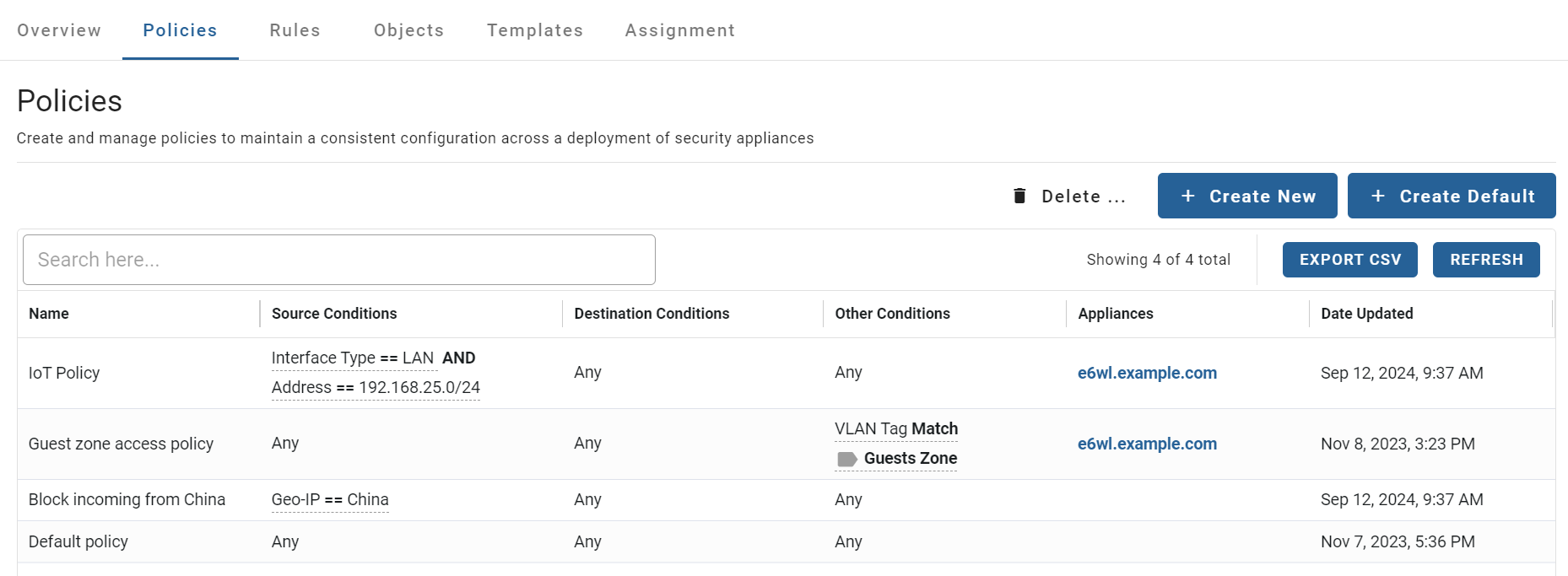 Overview of Micro Edge Policies in ETM Dashboard – Edge Threat ...