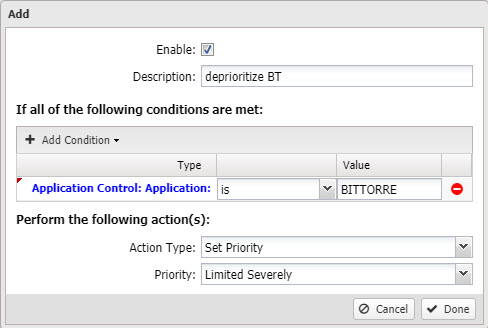 How do I block BitTorrent? – Edge Threat Management Support - Arista