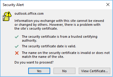 SSL certificate warning in Outlook – Edge Threat Management Support ...